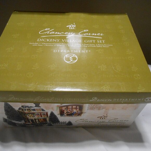 Department 56 | Holiday | Nib Dept 56 Chancery Corner Dickens Village ...